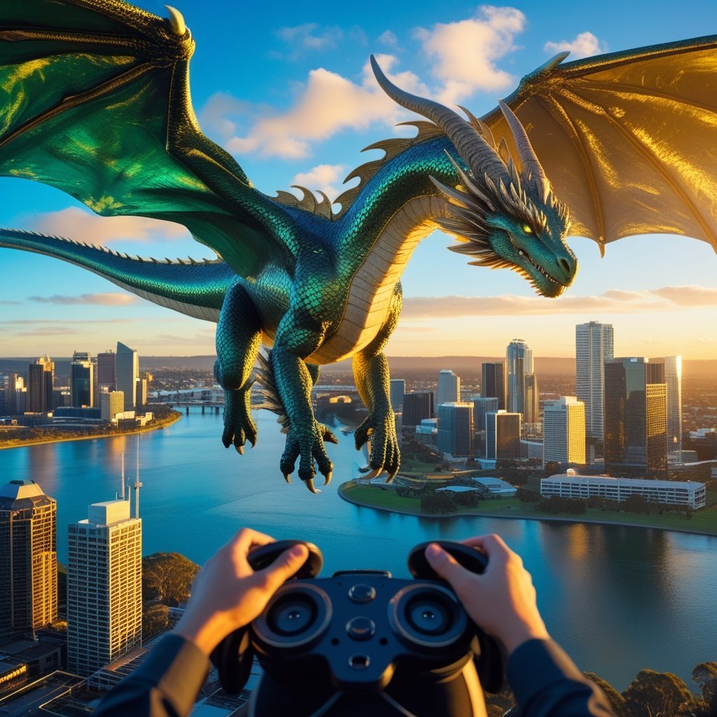 #1 Best VR Dragon Flight Experience in Perth - Hologram Zoo