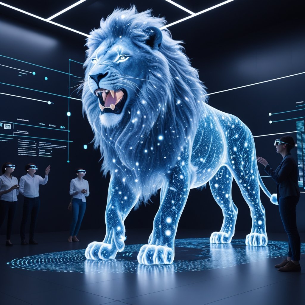 #1 Best Hologram Lion Experience in Adelaide - Hologram Zoo